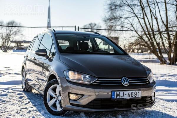 Brūns Volkswagen Golf Sportsvan 2014 Rīga, ar dzinēja tilpumu 1.60 L un nobraukumu 198 tūkst. km par 7490 €, foto 2 vietnē AUTOMOTO.COM.LV