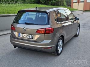 Brūns Volkswagen Golf Sportsvan 2014 Jēkabpils, ar dzinēja tilpumu 1.60 L un nobraukumu 206 tūkst. km par 8490 €, foto 6 vietnē AUTOMOTO.COM.LV