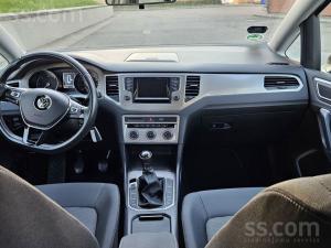 Brūns Volkswagen Golf Sportsvan 2014 Jēkabpils, ar dzinēja tilpumu 1.60 L un nobraukumu 206 tūkst. km par 8490 €, foto 27 vietnē AUTOMOTO.COM.LV