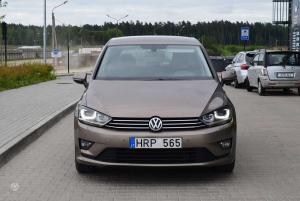Brown Volkswagen Golf Sportsvan 2015 in Vilnius, with an engine capacity of 1.60 L and mileage of 267 thousand km for 6850 €, photo 3 on AUTOMOTO.COM.LV