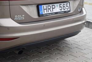 Brown Volkswagen Golf Sportsvan 2015 in Vilnius, with an engine capacity of 1.60 L and mileage of 267 thousand km for 6850 €, photo 8 on AUTOMOTO.COM.LV