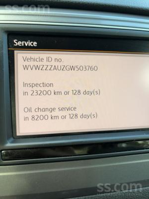 Brown Volkswagen Golf Sportsvan 2016 in Ogre, with an engine capacity of 1.60 L and mileage of 187 thousand km for 8000 €, photo 23 on AUTOMOTO.COM.LV