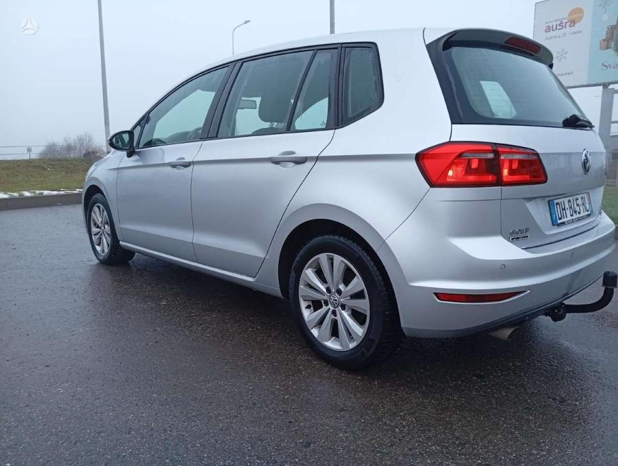 Pelēks Volkswagen Golf Sportsvan 2014 Utena, ar dzinēja tilpumu 1.60 L un nobraukumu 154 tūkst. km par 7900 €, foto 8 vietnē AUTOMOTO.COM.LV