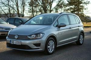 Grey Volkswagen Golf Sportsvan 2014 in Liepaja, with an engine capacity of 1.60 L and mileage of 136 thousand km for 10950 €, photo  on AUTOMOTO.COM.LV