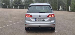 Grey Volkswagen Golf Sportsvan 2015 in Alytus, with an engine capacity of 1.60 L and mileage of 293 thousand km for 7950 €, photo 3 on AUTOMOTO.COM.LV