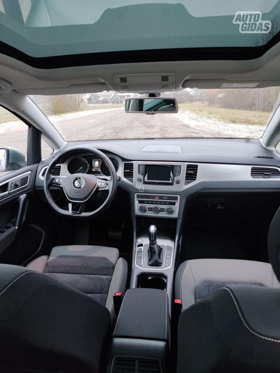Grey Volkswagen Golf Sportsvan 2015 in Siauliai, with an engine capacity of 1.40 L and mileage of 60 thousand km for 10300 €, photo 10 on AUTOMOTO.COM.LV