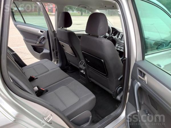 Grey Volkswagen Golf Sportsvan 2015 in Riga, with an engine capacity of 1.40 L and mileage of 177 thousand km for 10200 €, photo 6 on AUTOMOTO.COM.LV