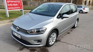 Grey Volkswagen Golf Sportsvan 2015 in Daugavpils, with an engine capacity of 1.60 L and mileage of 130 thousand km for 7500 €, photo  on AUTOMOTO.COM.LV