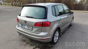 Pelēks Volkswagen Golf Sportsvan 2015 Daugavpils, ar dzinēja tilpumu 1.60 L un nobraukumu 130 tūkst. km par 7500 €, foto 4 vietnē AUTOMOTO.COM.LV