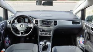 Pelēks Volkswagen Golf Sportsvan 2015 Daugavpils, ar dzinēja tilpumu 1.60 L un nobraukumu 130 tūkst. km par 7500 €, foto 6 vietnē AUTOMOTO.COM.LV