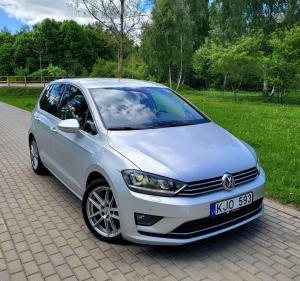 Pelēks Volkswagen Golf Sportsvan 2015 Šauļi, ar dzinēja tilpumu 1.60 L un nobraukumu 227 tūkst. km par 7950 €, foto  vietnē AUTOMOTO.COM.LV