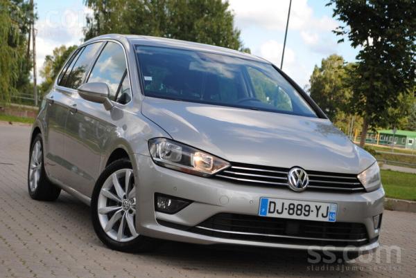 Grey Volkswagen Golf Sportsvan 2015 in Riga, with an engine capacity of 2.00 L and mileage of 245 thousand km for 8990 €, photo 5 on AUTOMOTO.COM.LV