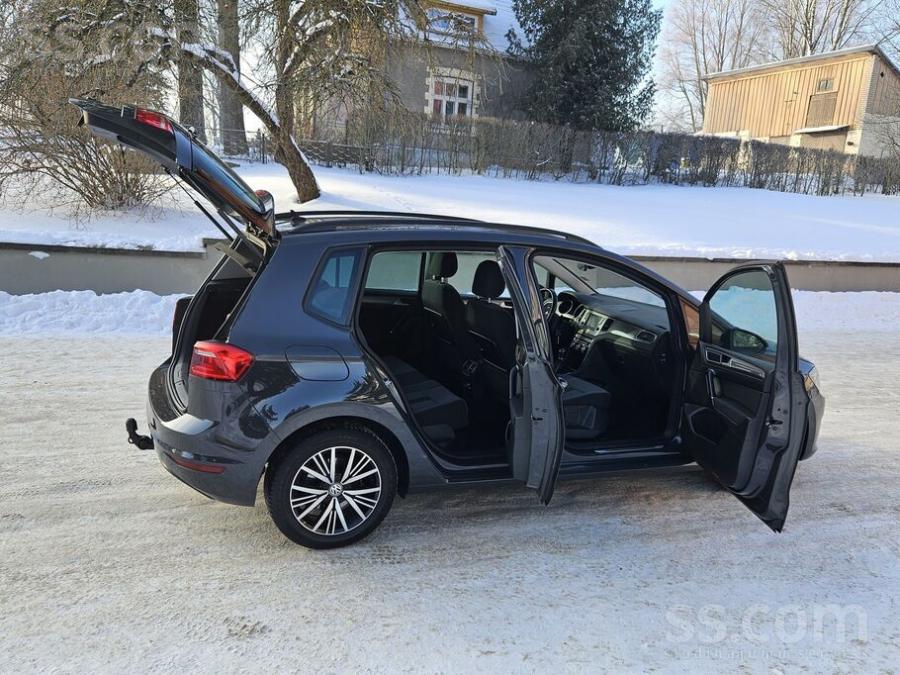 Pelēks Volkswagen Golf Sportsvan 2016 Jēkabpils, ar dzinēja tilpumu 2.00 L un nobraukumu 250 tūkst. km par 8990 €, foto 17 vietnē AUTOMOTO.COM.LV