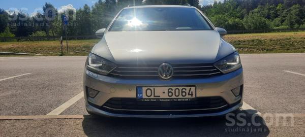Pelēks Volkswagen Golf Sportsvan 2016 Jēkabpils, ar dzinēja tilpumu 2.00 L un nobraukumu 302 tūkst. km par 9350 €, foto 1 vietnē AUTOMOTO.COM.LV