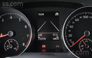 Grey Volkswagen Golf Sportsvan 2018 in Valmiera, with an engine capacity of 1.50 L and mileage of 113 thousand km for 14800 €, photo 9 on AUTOMOTO.COM.LV