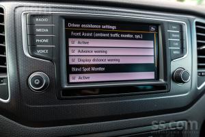 Grey Volkswagen Golf Sportsvan 2015 in Riga, with an engine capacity of 2.00 L and mileage of 189 thousand km for 10790 €, photo 27 on AUTOMOTO.COM.LV
