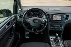 Grey Volkswagen Golf Sportsvan 2015 in Riga, with an engine capacity of 2.00 L and mileage of 189 thousand km for 10790 €, photo 30 on AUTOMOTO.COM.LV