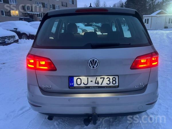 Volkswagen Golf Sportsvan 2016 in Kuldiga, with an engine capacity of 1.60 L and mileage of 319 thousand km for 7290 €, photo 7 on AUTOMOTO.COM.LV