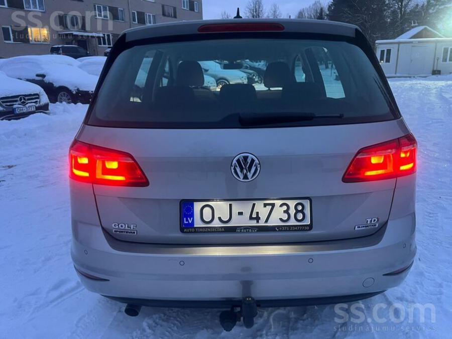 Фольксваген Гольф Спортсван 2016 в Кулдига, объемом двигателя 1.60 л и пробегом 319 тыс. км за 7090 €, фото 8 на AUTOMOTO.COM.LV