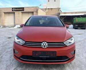 Orange Volkswagen Golf Sportsvan 2016 in Utena, with an engine capacity of 1.97 L and mileage of 243 thousand km for 9450 €, photo 2 on AUTOMOTO.COM.LV