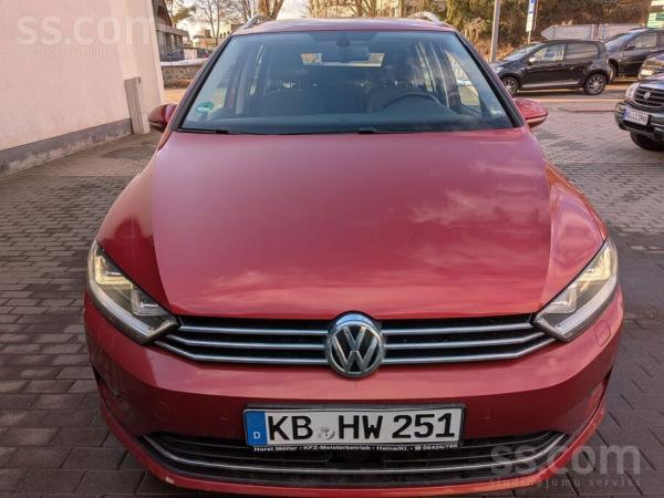 Sarkans Volkswagen Golf Sportsvan 2015 Rīga, ar dzinēja tilpumu 1.40 L un nobraukumu 208 tūkst. km par 9450 €, foto 8 vietnē AUTOMOTO.COM.LV