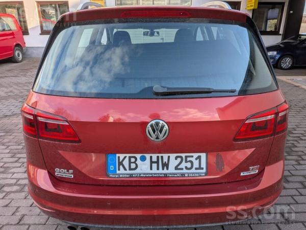 Sarkans Volkswagen Golf Sportsvan 2015 Rīga, ar dzinēja tilpumu 1.40 L un nobraukumu 208 tūkst. km par 9450 €, foto 9 vietnē AUTOMOTO.COM.LV