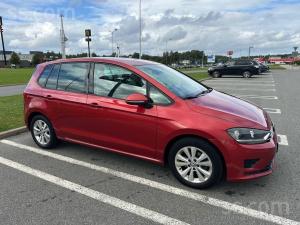 Sarkans Volkswagen Golf Sportsvan 2016 Rīga, ar dzinēja tilpumu 1.60 L un nobraukumu 184 tūkst. km par 6500 €, foto 1 vietnē AUTOMOTO.COM.LV