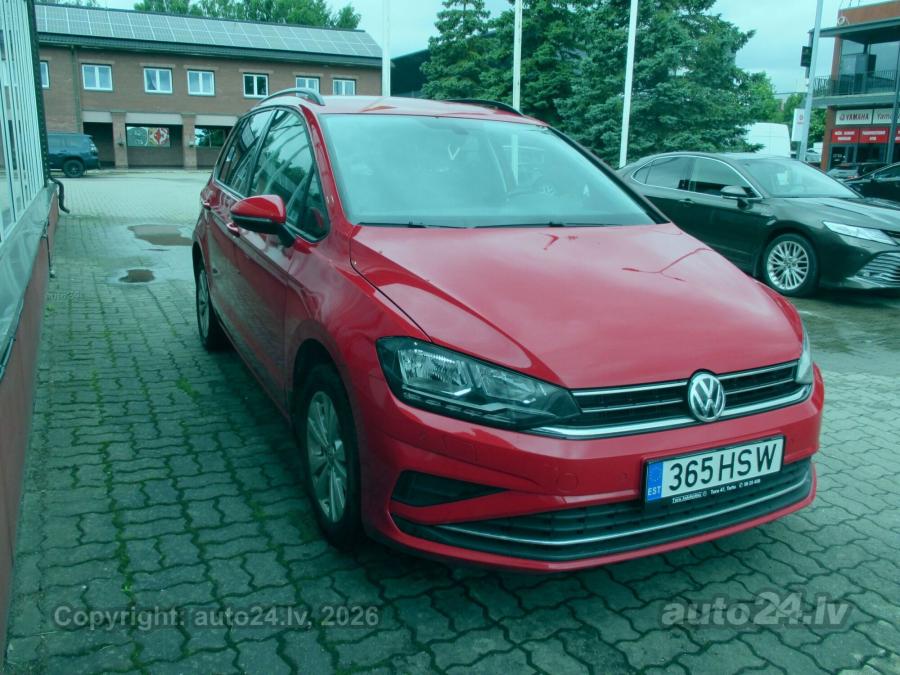 Красный Фольксваген Гольф Спортсван 2019 в Тарту, объемом двигателя 1.60 л и пробегом 143 тыс. км за 12990 €, фото 4 на AUTOMOTO.COM.LV
