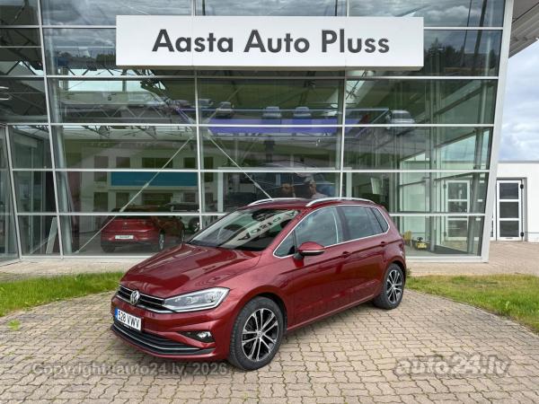 Red Volkswagen Golf Sportsvan 2020 in Tartu, with an engine capacity of 1.50 L and mileage of 67 thousand km for 15500 €, photo 1 on AUTOMOTO.COM.LV