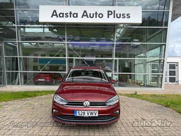 Red Volkswagen Golf Sportsvan 2020 in Tartu, with an engine capacity of 1.50 L and mileage of 67 thousand km for 15500 €, photo 2 on AUTOMOTO.COM.LV