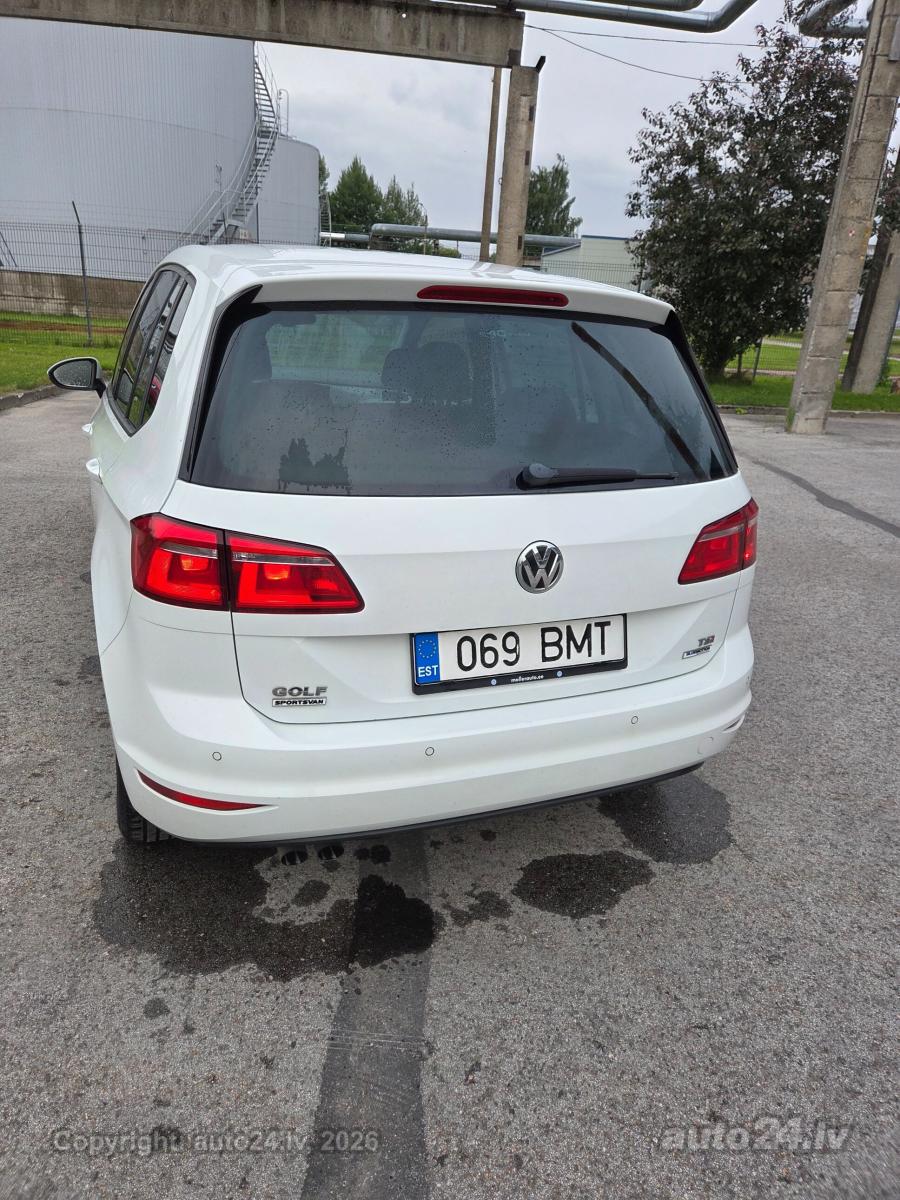 Balts Volkswagen Golf Sportsvan 2014 Tallina, ar dzinēja tilpumu 1.40 L un nobraukumu 137 tūkst. km par 8400 €, foto 6 vietnē AUTOMOTO.COM.LV