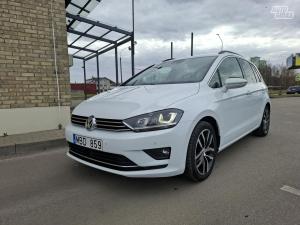 Balts Volkswagen Golf Sportsvan 2015 Kauņa, ar dzinēja tilpumu 2.00 L un nobraukumu 265 tūkst. km par 6900 €, foto  vietnē AUTOMOTO.COM.LV