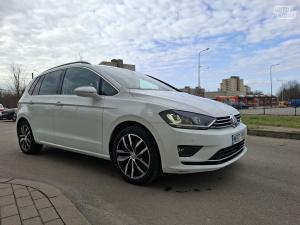 White Volkswagen Golf Sportsvan 2015 in Kaunas, with an engine capacity of 2.00 L and mileage of 265 thousand km for 6900 €, photo 3 on AUTOMOTO.COM.LV