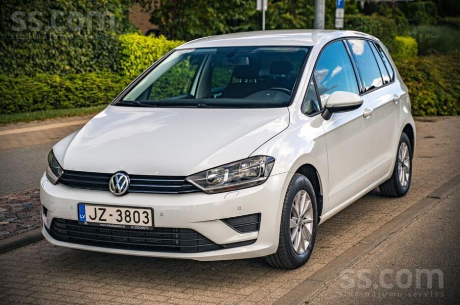 Balts Volkswagen Golf Sportsvan 2015 Rīga, ar dzinēja tilpumu 1.40 L un nobraukumu 197 tūkst. km par 5990 €, foto 1 vietnē AUTOMOTO.COM.LV