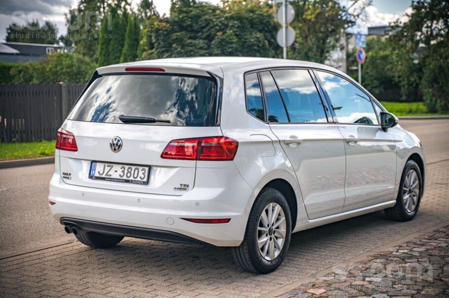 Balts Volkswagen Golf Sportsvan 2015 Rīga, ar dzinēja tilpumu 1.40 L un nobraukumu 197 tūkst. km par 5990 €, foto 5 vietnē AUTOMOTO.COM.LV