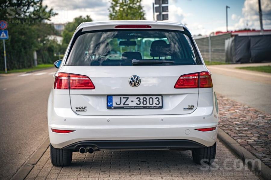Balts Volkswagen Golf Sportsvan 2015 Rīga, ar dzinēja tilpumu 1.40 L un nobraukumu 197 tūkst. km par 5990 €, foto 6 vietnē AUTOMOTO.COM.LV