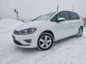 White Volkswagen Golf Sportsvan 2014 in Kaunas, with an engine capacity of 1.60 L and mileage of 281 thousand km for 7599 €, photo 4 on AUTOMOTO.COM.LV