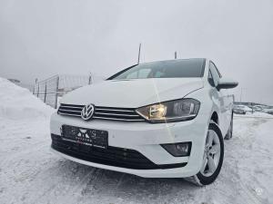 White Volkswagen Golf Sportsvan 2014 in Kaunas, with an engine capacity of 1.60 L and mileage of 281 thousand km for 7599 €, photo 9 on AUTOMOTO.COM.LV