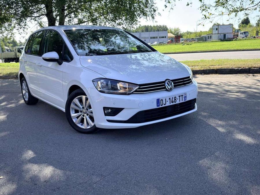 Balts Volkswagen Golf Sportsvan 2014 Panevēža, ar dzinēja tilpumu 1.97 L un nobraukumu 266 tūkst. km par 7490 €, foto 1 vietnē AUTOMOTO.COM.LV