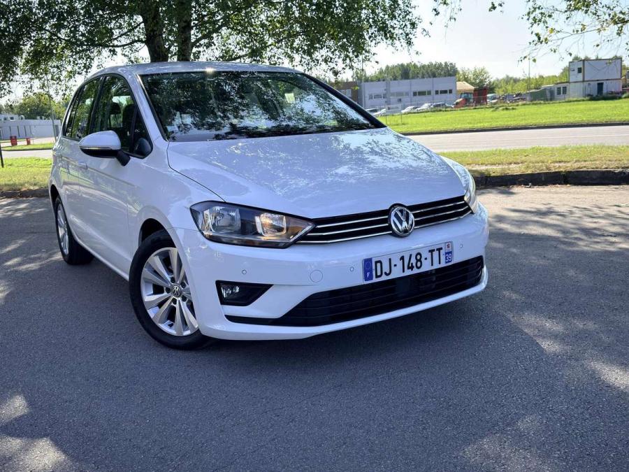 Balts Volkswagen Golf Sportsvan 2014 Panevēža, ar dzinēja tilpumu 1.97 L un nobraukumu 266 tūkst. km par 7490 €, foto 4 vietnē AUTOMOTO.COM.LV