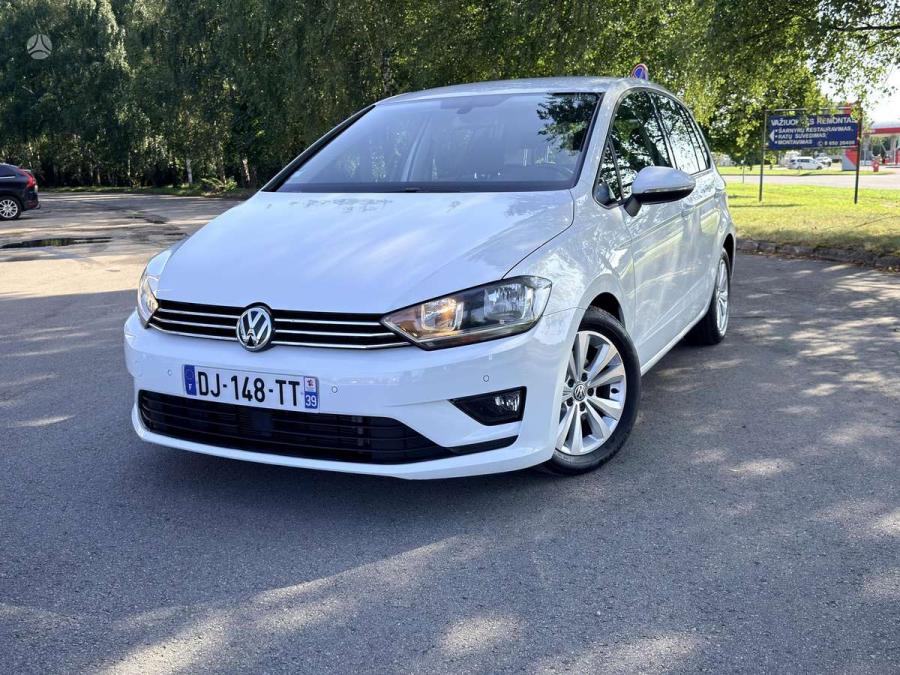 Balts Volkswagen Golf Sportsvan 2014 Panevēža, ar dzinēja tilpumu 1.97 L un nobraukumu 266 tūkst. km par 7490 €, foto 7 vietnē AUTOMOTO.COM.LV