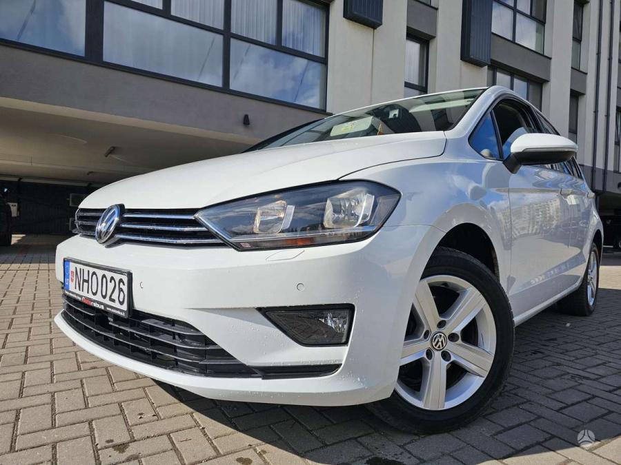 Balts Volkswagen Golf Sportsvan 2014 Kauņa, ar dzinēja tilpumu 1.60 L un nobraukumu 300 tūkst. km par 6450 €, foto 11 vietnē AUTOMOTO.COM.LV