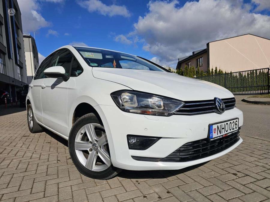 Balts Volkswagen Golf Sportsvan 2014 Kauņa, ar dzinēja tilpumu 1.60 L un nobraukumu 300 tūkst. km par 6450 €, foto 19 vietnē AUTOMOTO.COM.LV