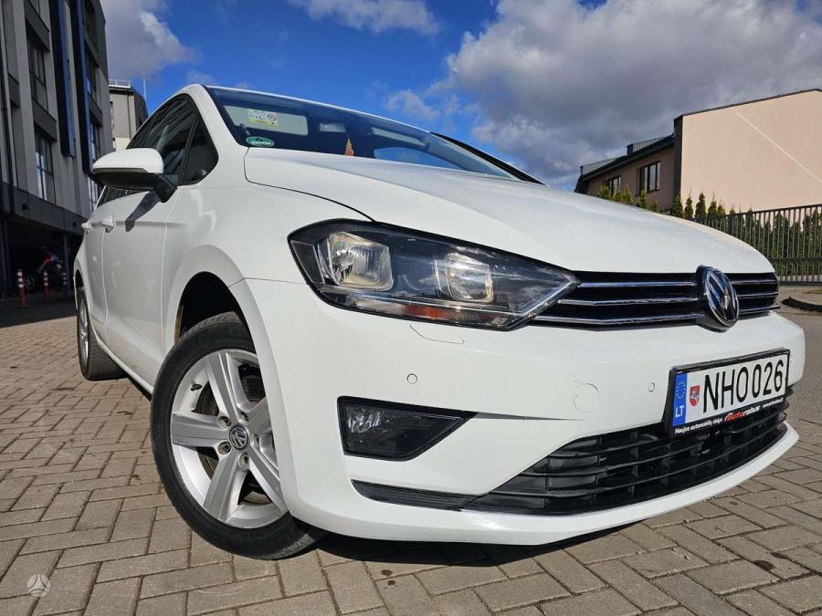 Balts Volkswagen Golf Sportsvan 2014 Kauņa, ar dzinēja tilpumu 1.60 L un nobraukumu 300 tūkst. km par 6450 €, foto 21 vietnē AUTOMOTO.COM.LV
