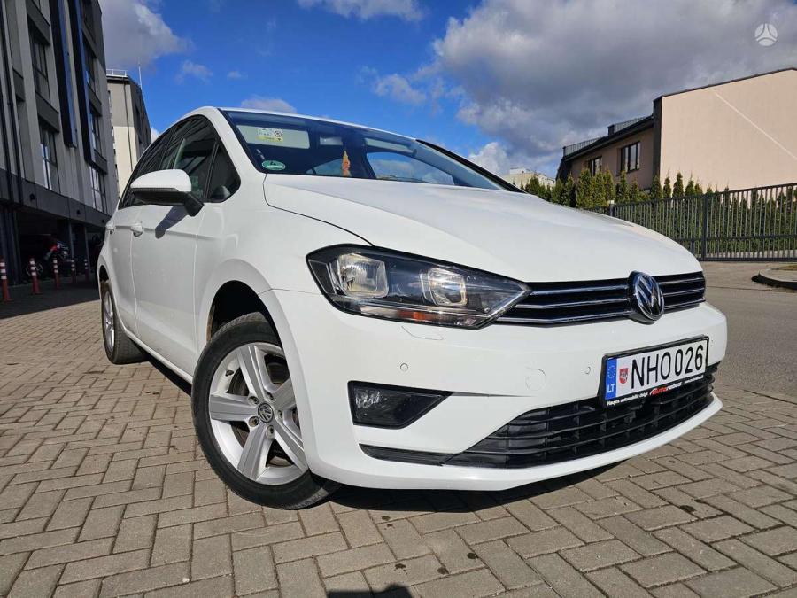 Balts Volkswagen Golf Sportsvan 2014 Kauņa, ar dzinēja tilpumu 1.60 L un nobraukumu 300 tūkst. km par 6450 €, foto 23 vietnē AUTOMOTO.COM.LV