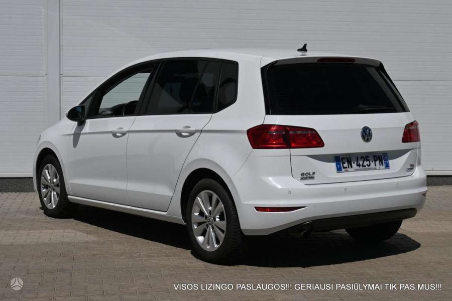 Balts Volkswagen Golf Sportsvan 2017 Kretinga, ar dzinēja tilpumu 1.60 L un nobraukumu 145 tūkst. km par 7999 €, foto 10 vietnē AUTOMOTO.COM.LV