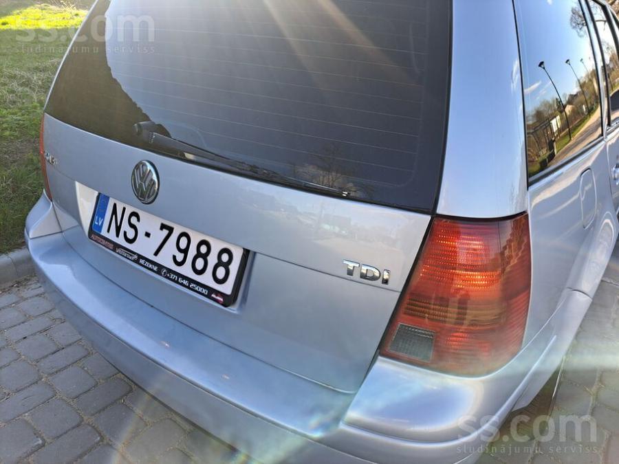Volkswagen Golf 2000 in Ludza, with an engine capacity of 1.90 L and mileage of 385 thousand km for 2150 €, photo 10 on AUTOMOTO.COM.LV