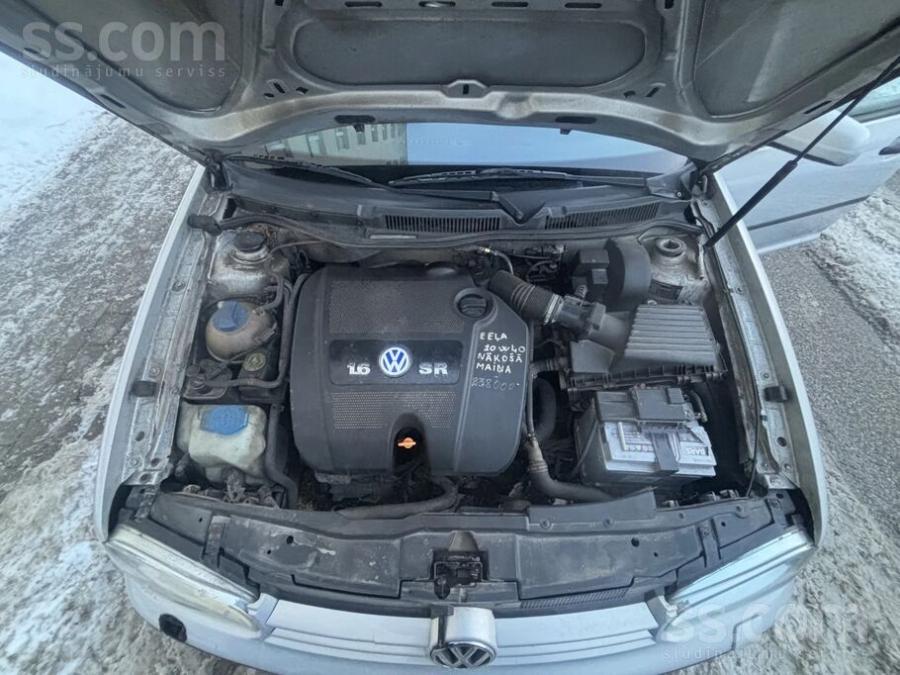 Volkswagen Golf 2000 Rīga, ar dzinēja tilpumu 1.60 L un nobraukumu 297 tūkst. km par 1000 €, foto 10 vietnē AUTOMOTO.COM.LV