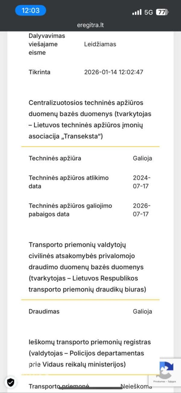 Фольксваген Гольф 2001 в Паневежис, объемом двигателя 1.90 л и пробегом 400 тыс. км за 350 €, фото 7 на AUTOMOTO.COM.LV