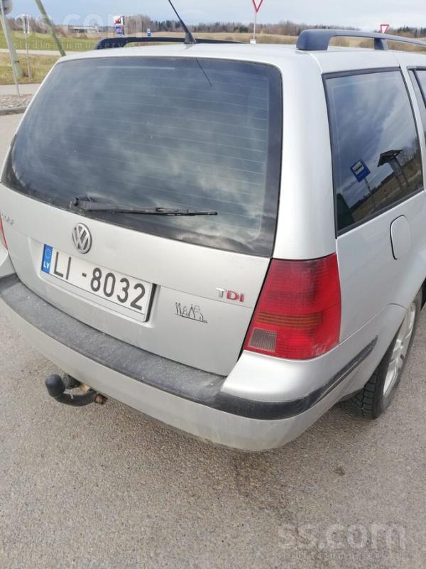 Volkswagen Golf 2001 in Rezekne, with an engine capacity of 1.90 L and mileage of 179 thousand km for 1250 €, photo 5 on AUTOMOTO.COM.LV